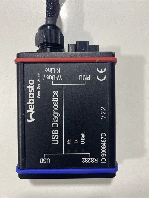 WEBASTO DIAGNOSTICS KIT Thermo Pt No.9008487D V2.2 £175.00 - PicClick UK